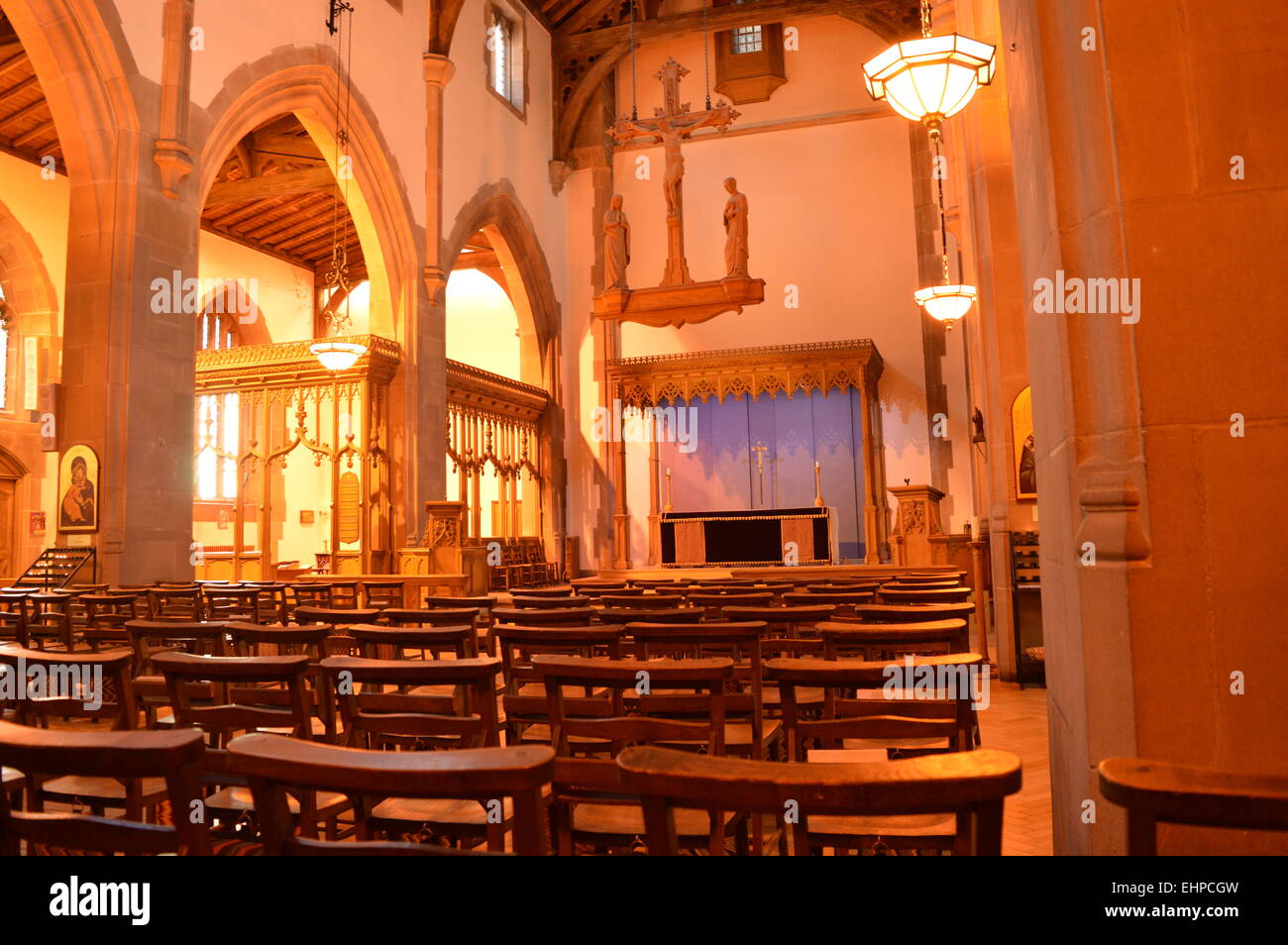 a holy church in liverpool Stock Photo - Alamy