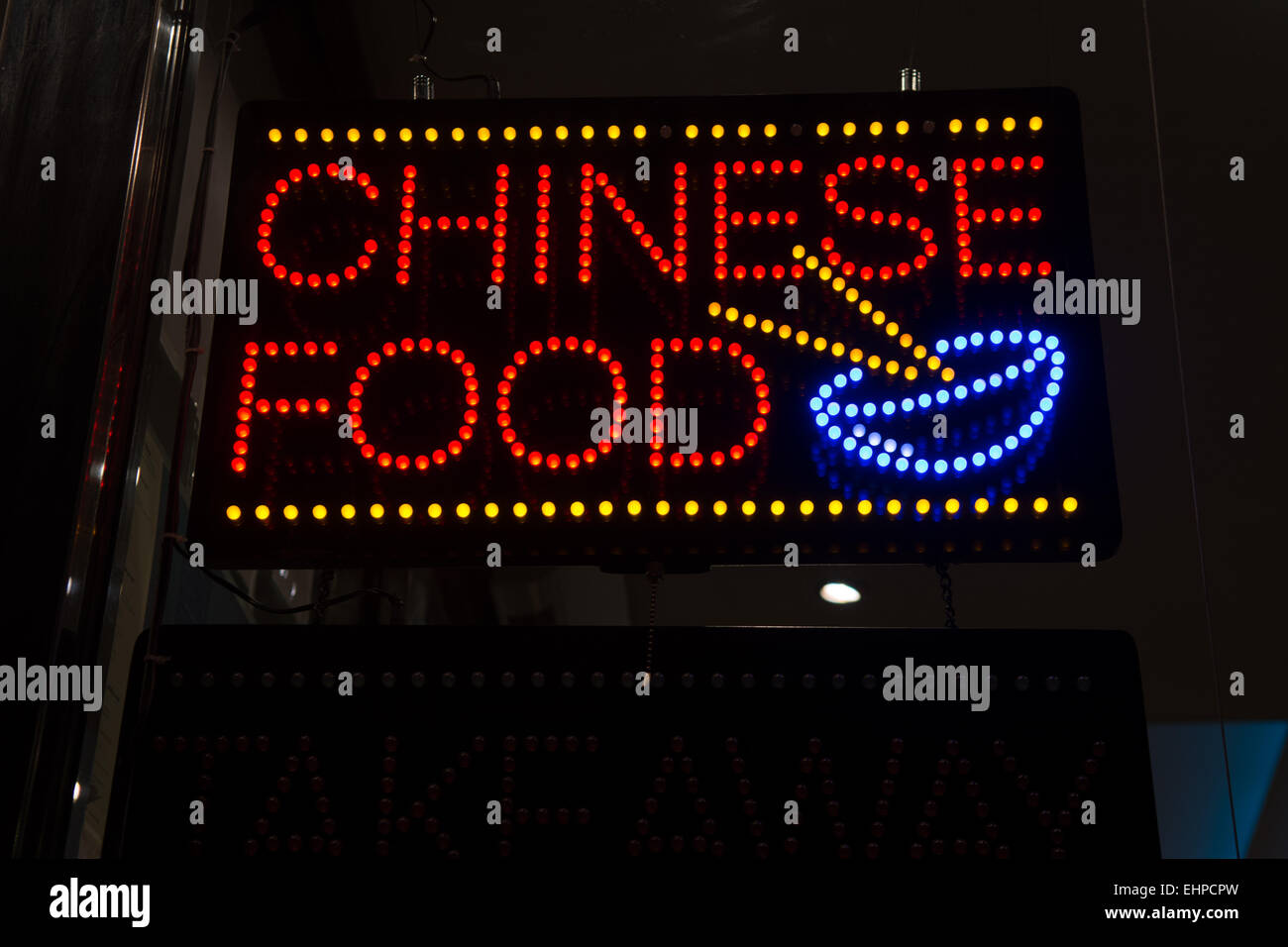 Chinese Restaurant neon sign London Chinatown Stock Photo - Alamy