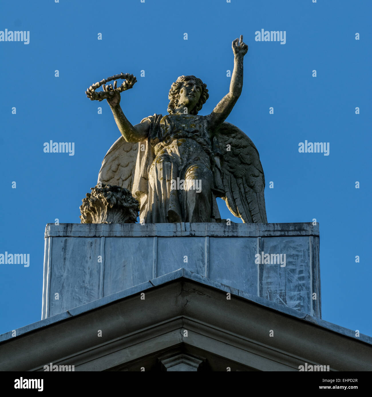 The Angel on top of Alexandra Palace Stock Photo - Alamy