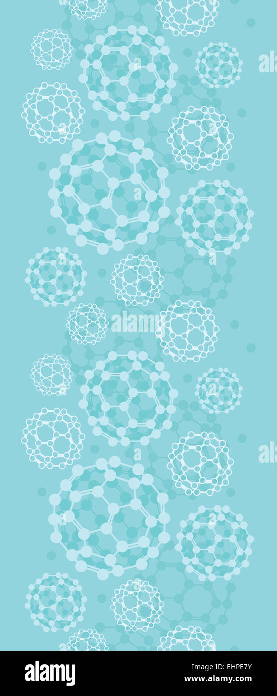 Buckyballs vertical seamless pattern background border Stock Photo - Alamy
