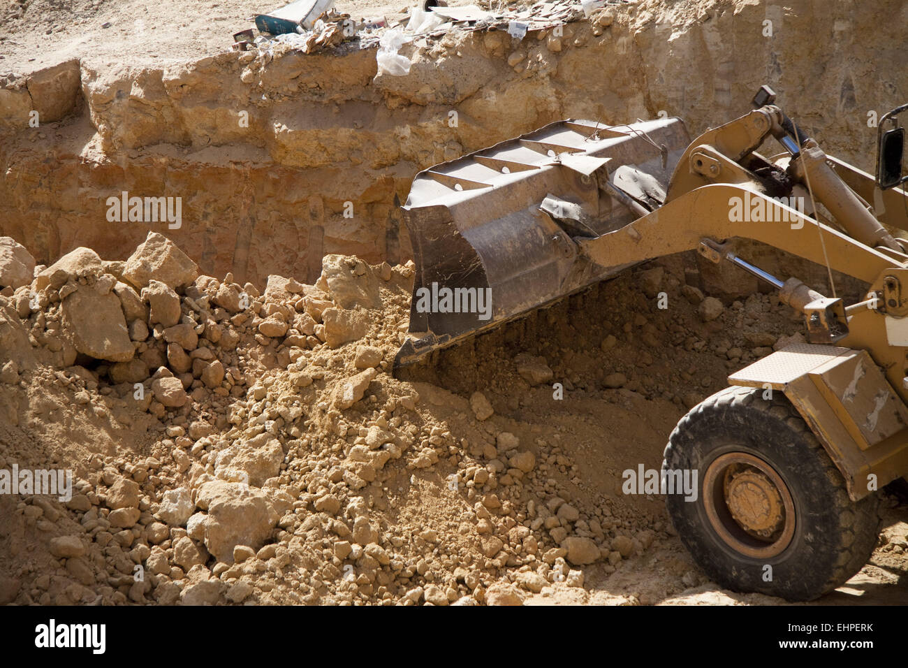 Tire excavator hi-res stock photography and images - Alamy