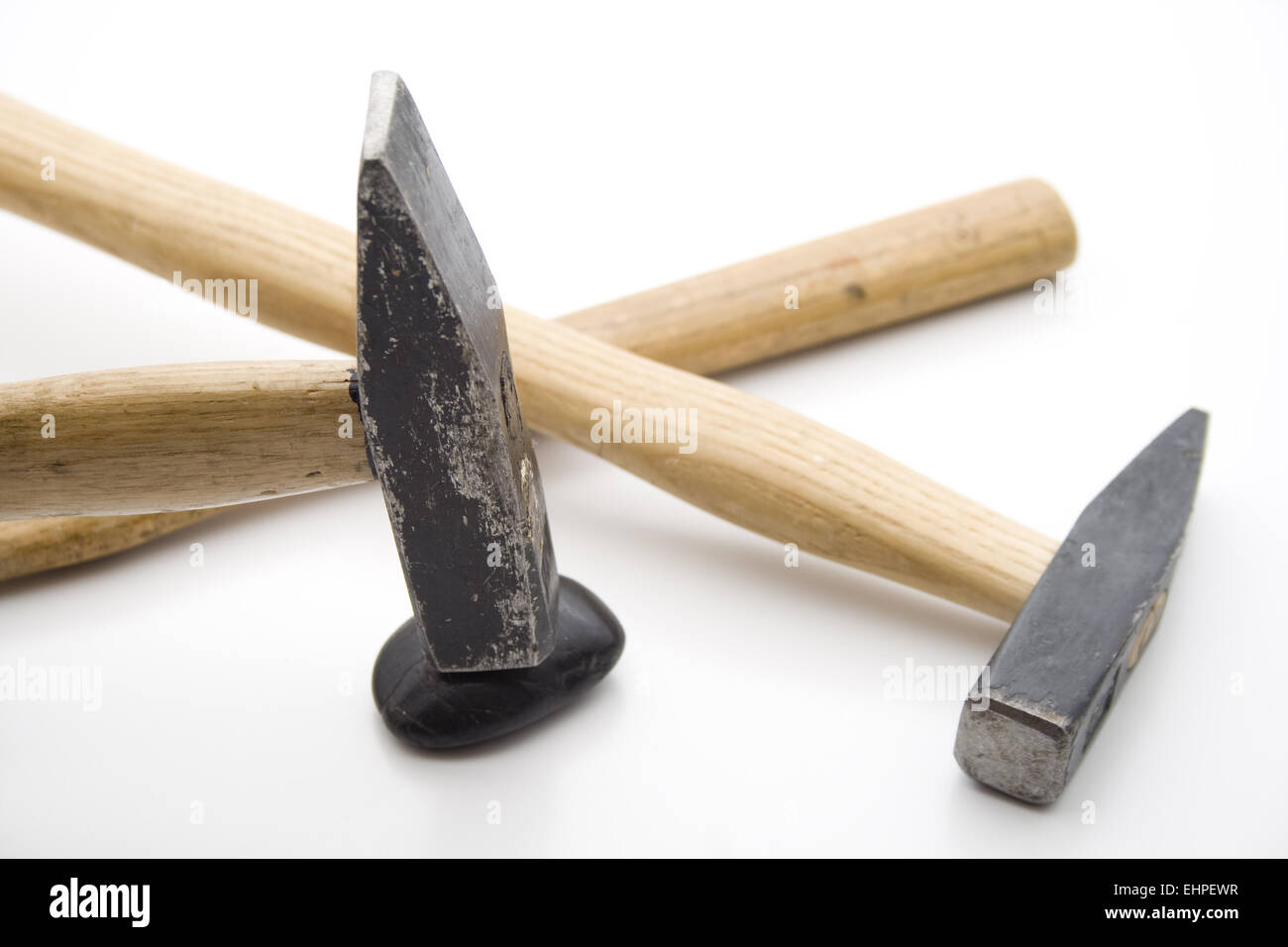 Hammer with wooden handle Stock Photo - Alamy