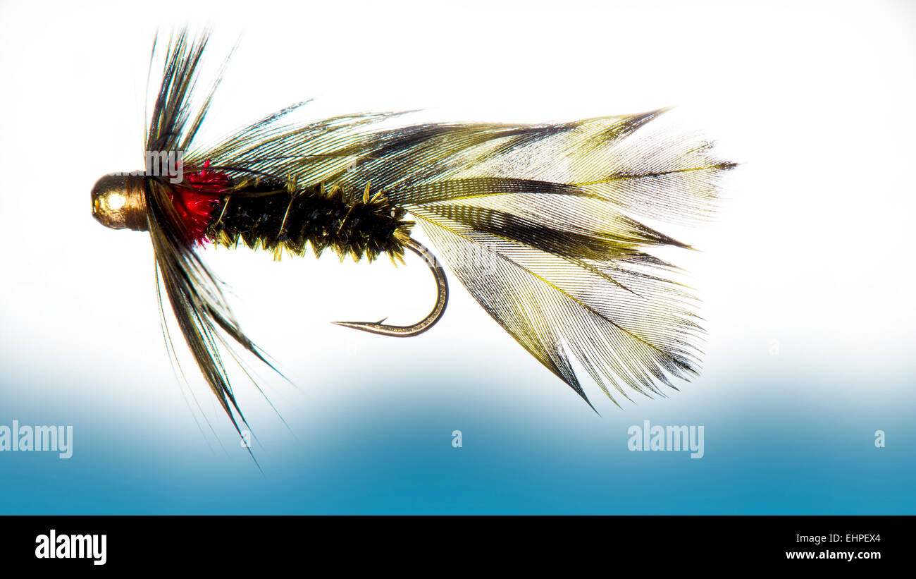 Fly Fishing Lure Stock Photo - Alamy