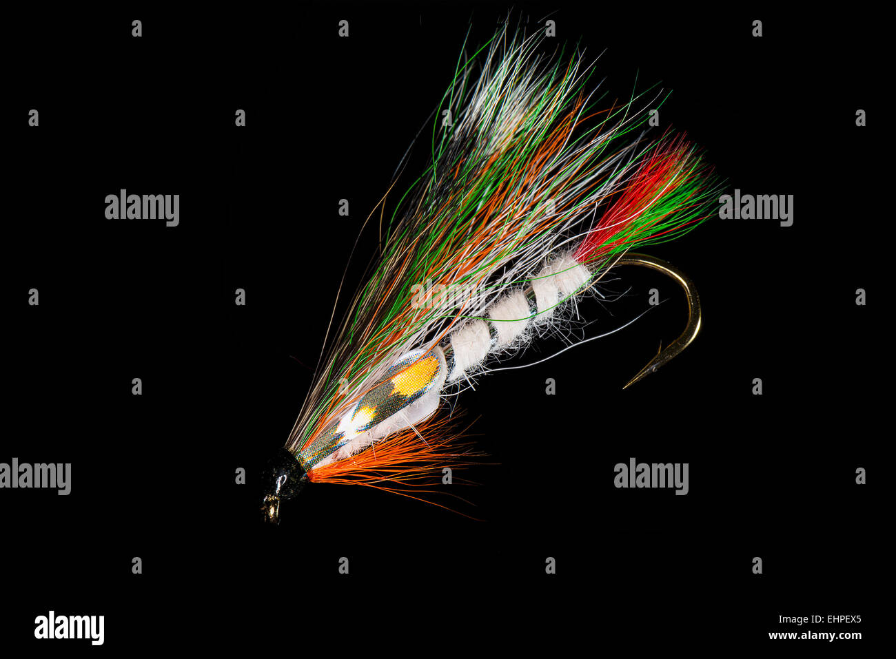 Fly Fishing Lure Stock Photo - Alamy