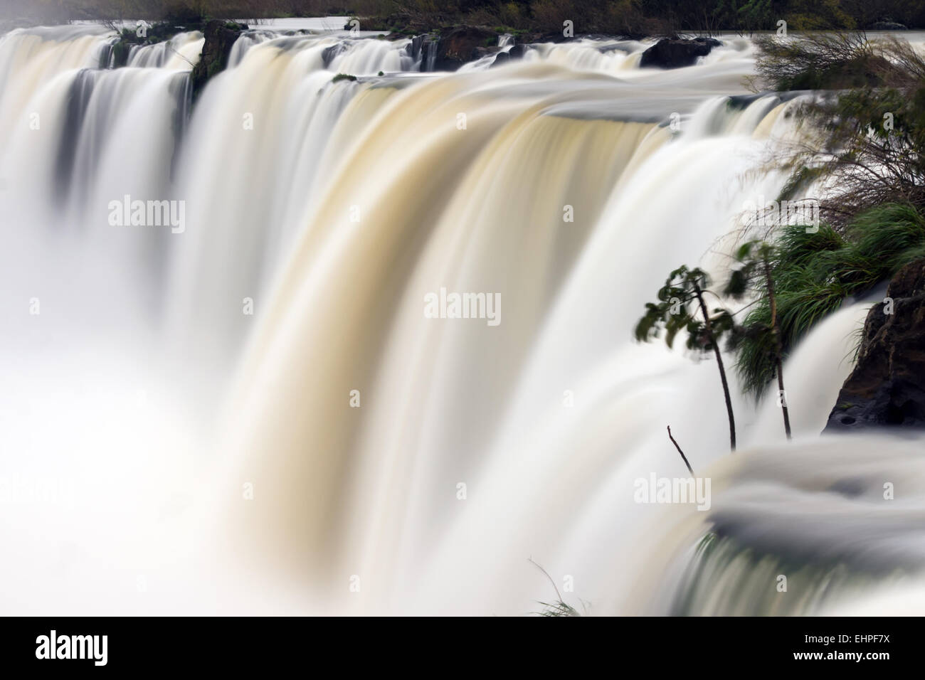 Waterfall with blurred motion Stock Photo - Alamy