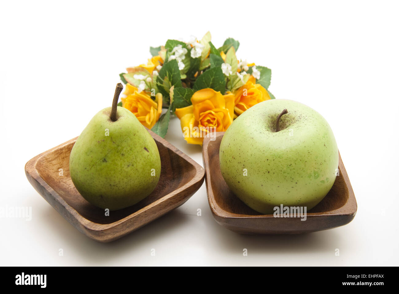 Green fruit apple pear hi-res stock photography and images - Alamy