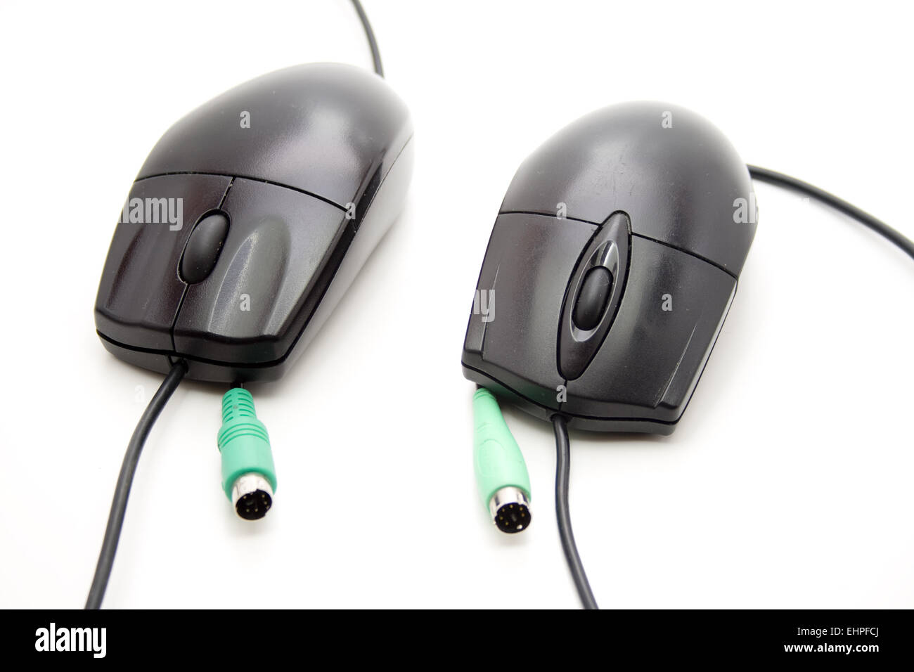 Computer mouse with cable Stock Photo - Alamy