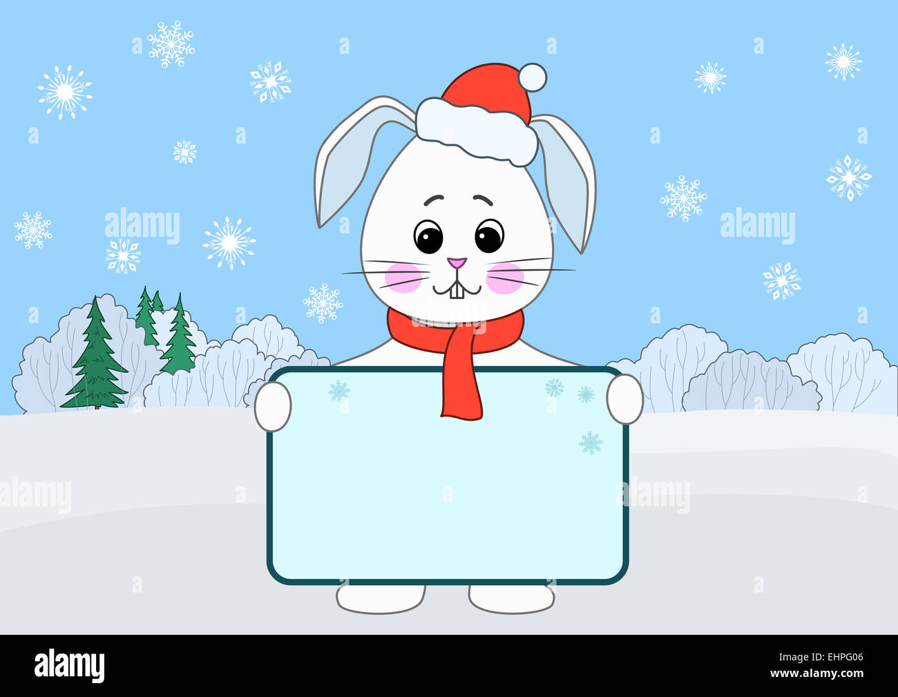Santa rabbit new year hi-res stock photography and images - Alamy