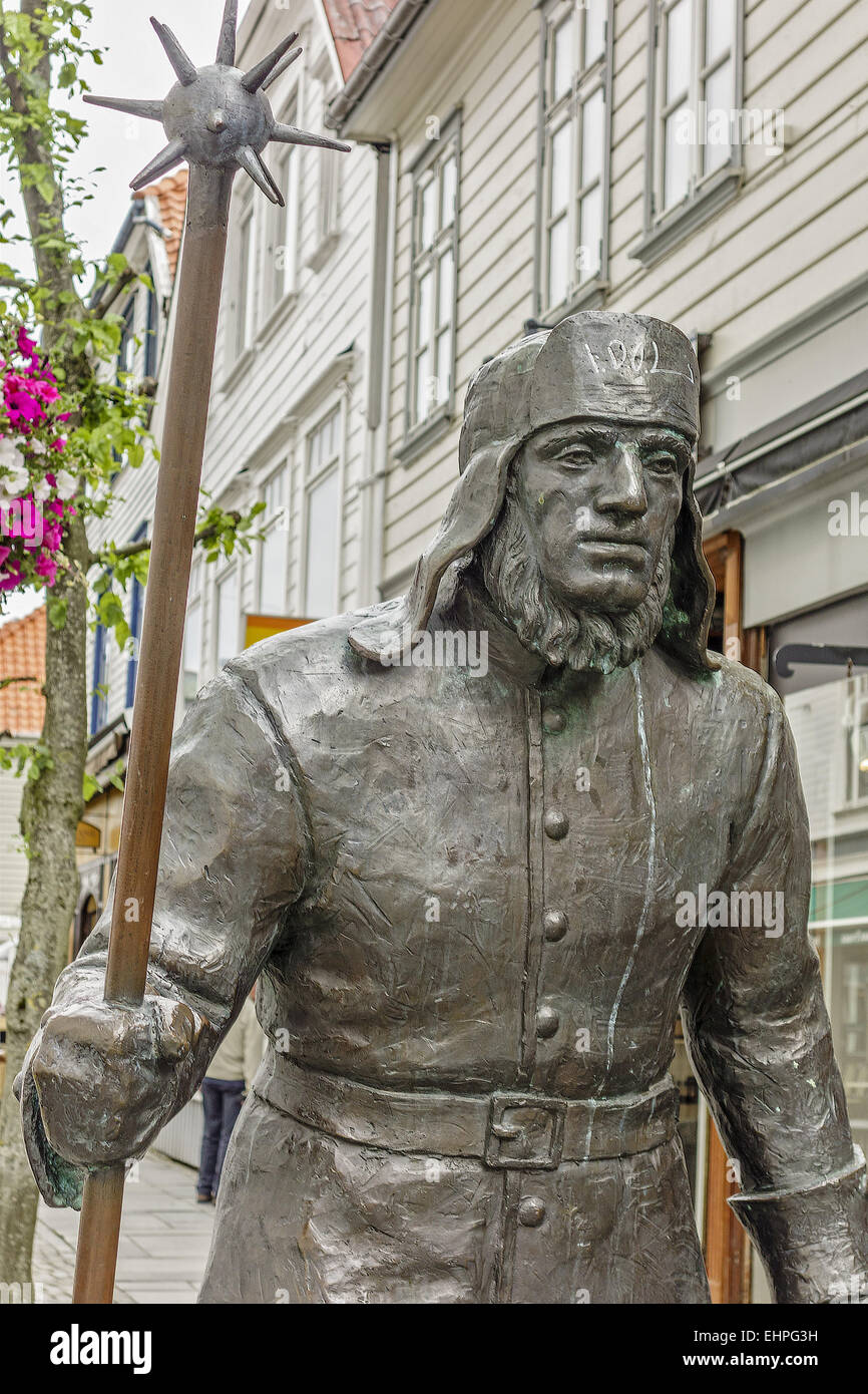 Soldier Statue Stavanger Norway Stock Photo - Alamy