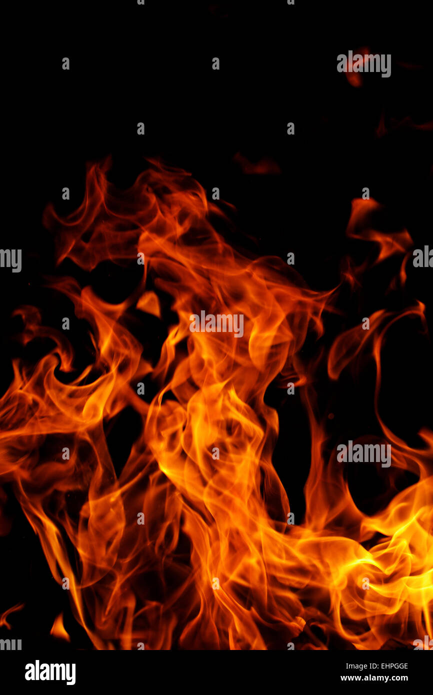 Dark red flames hi-res stock photography and images - Alamy