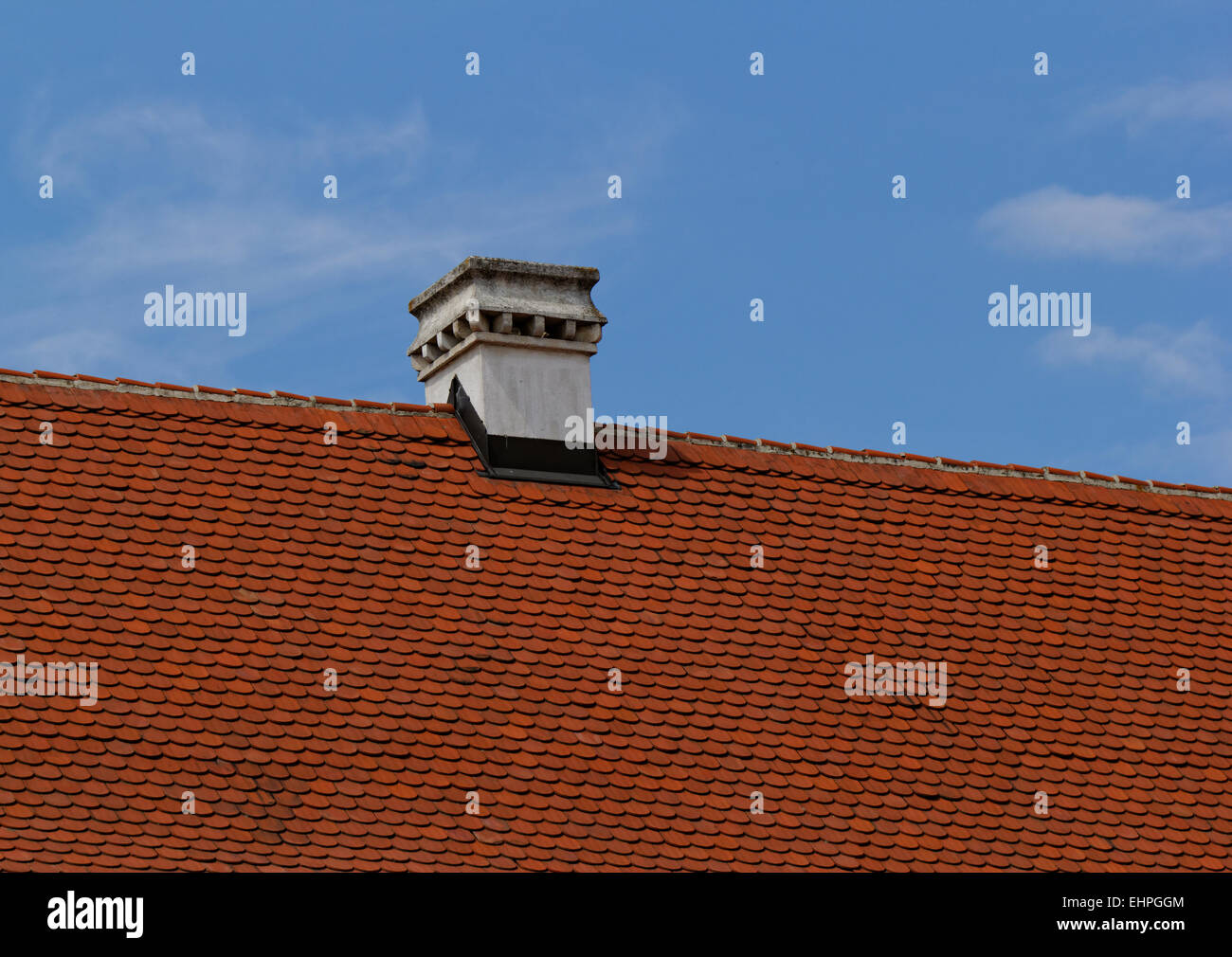 chimney on the roof Stock Photo - Alamy