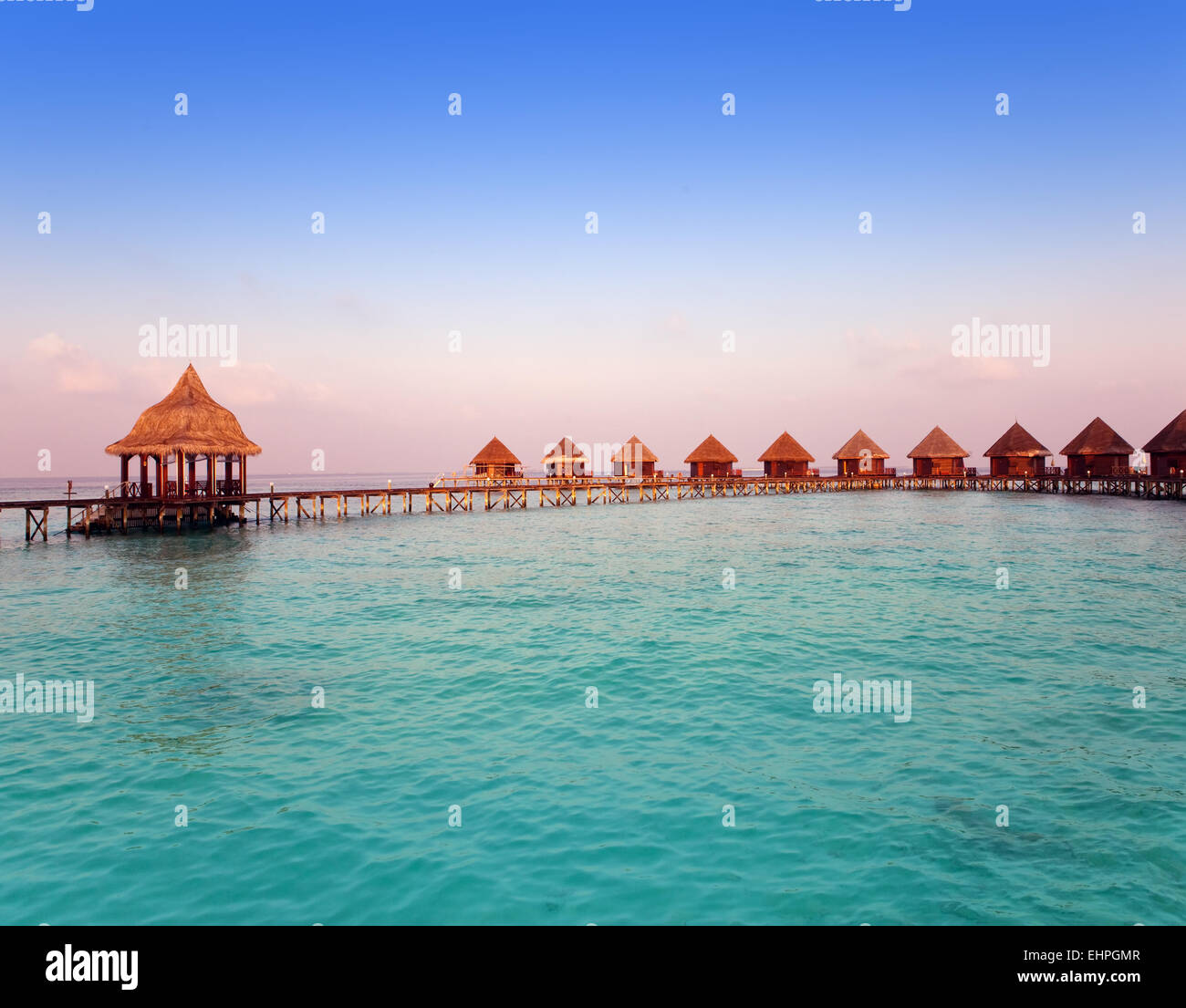 The maldives sunset hi-res stock photography and images - Alamy
