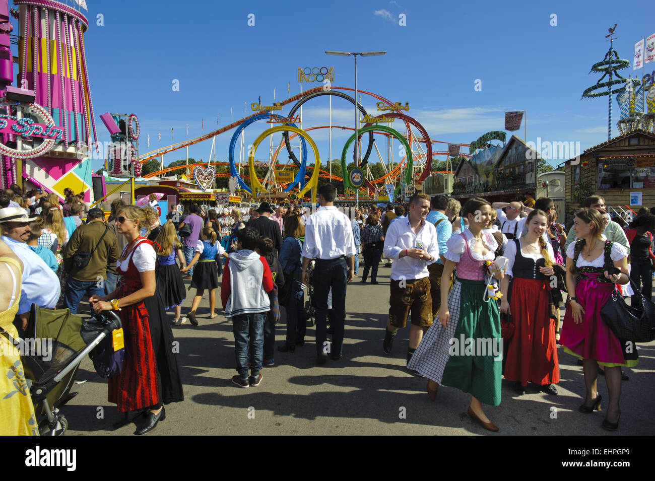 Oktoberfest street view hi-res stock photography and images - Alamy
