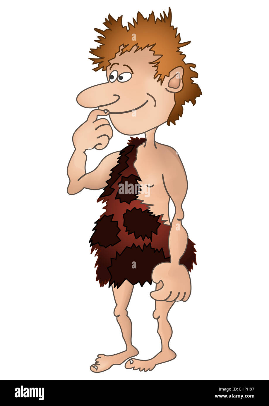 Prehistoric primitive man cartoon Cut Out Stock Images & Pictures - Alamy