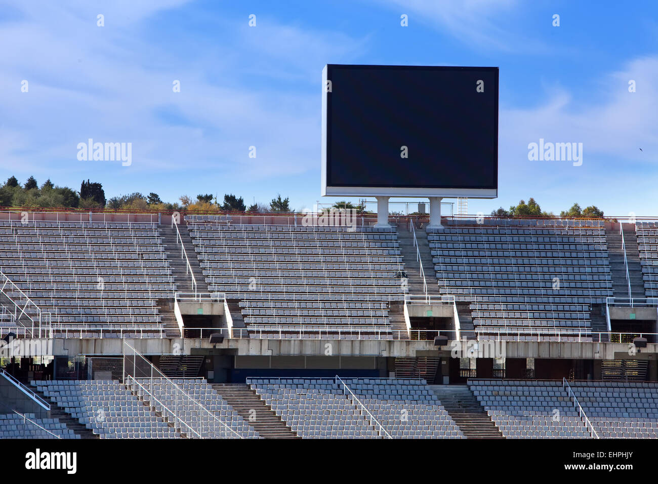 Empty football stadium bleachers hi-res stock photography and images ...