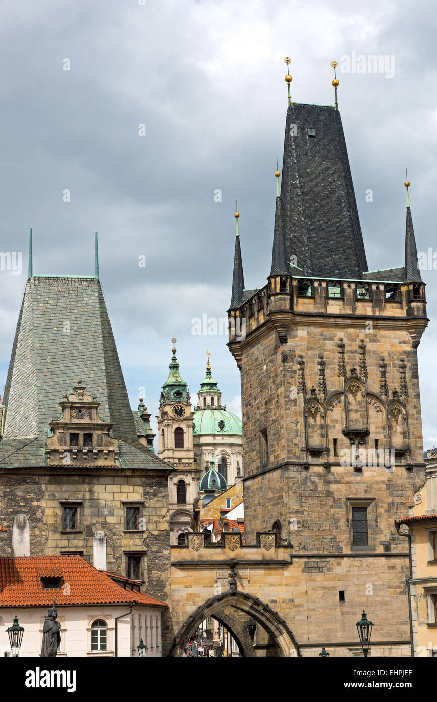 Prague towers hi-res stock photography and images - Alamy