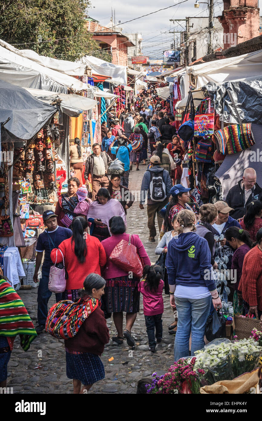 The market of Chichicastenango, Guatemala Stock Photo - Alamy