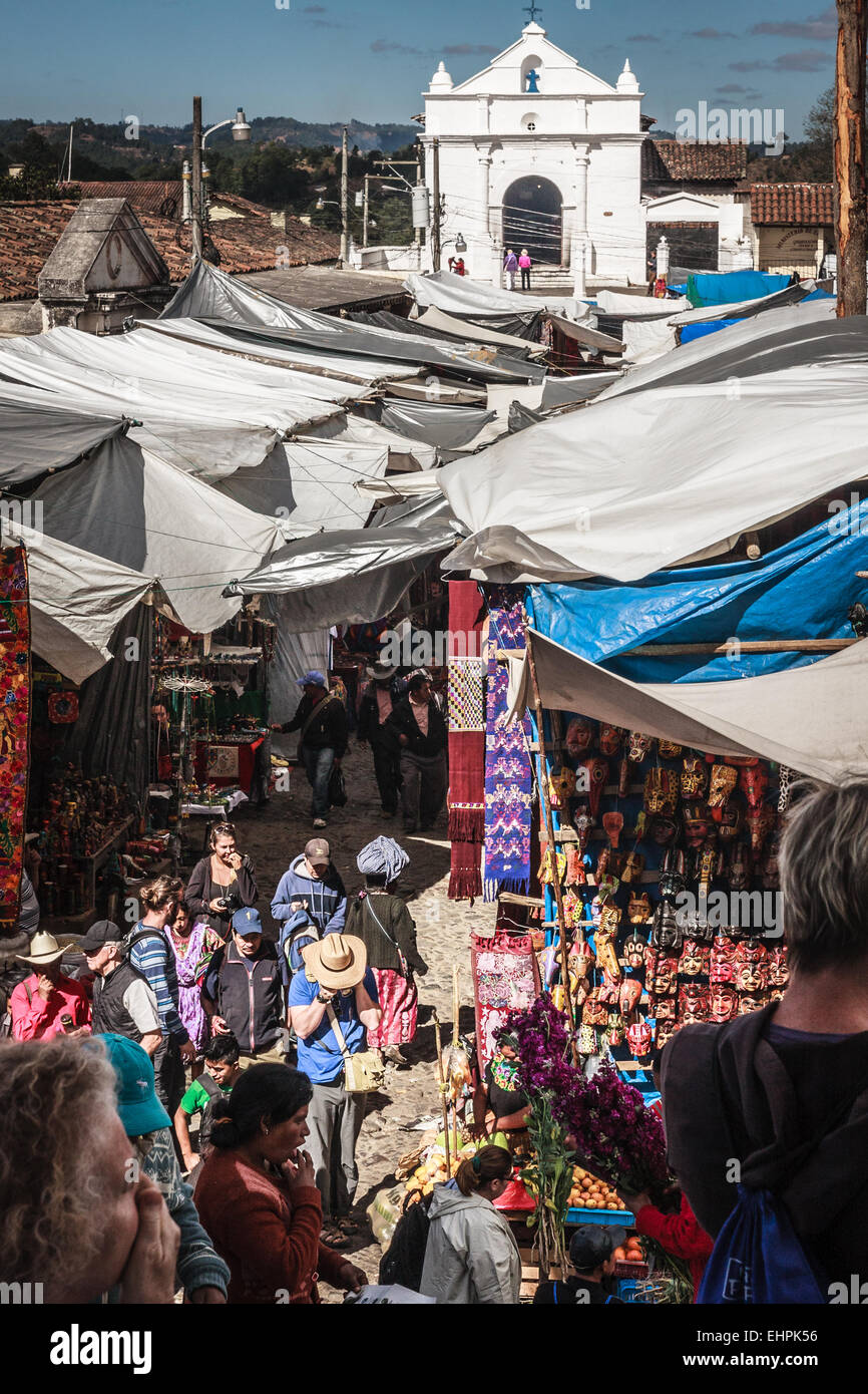 The market of Chichicastenango, Guatemala Stock Photo - Alamy