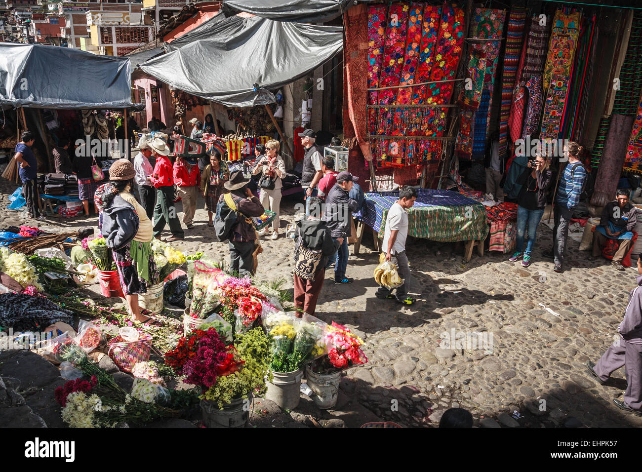 The market of Chichicastenango, Guatemala Stock Photo - Alamy