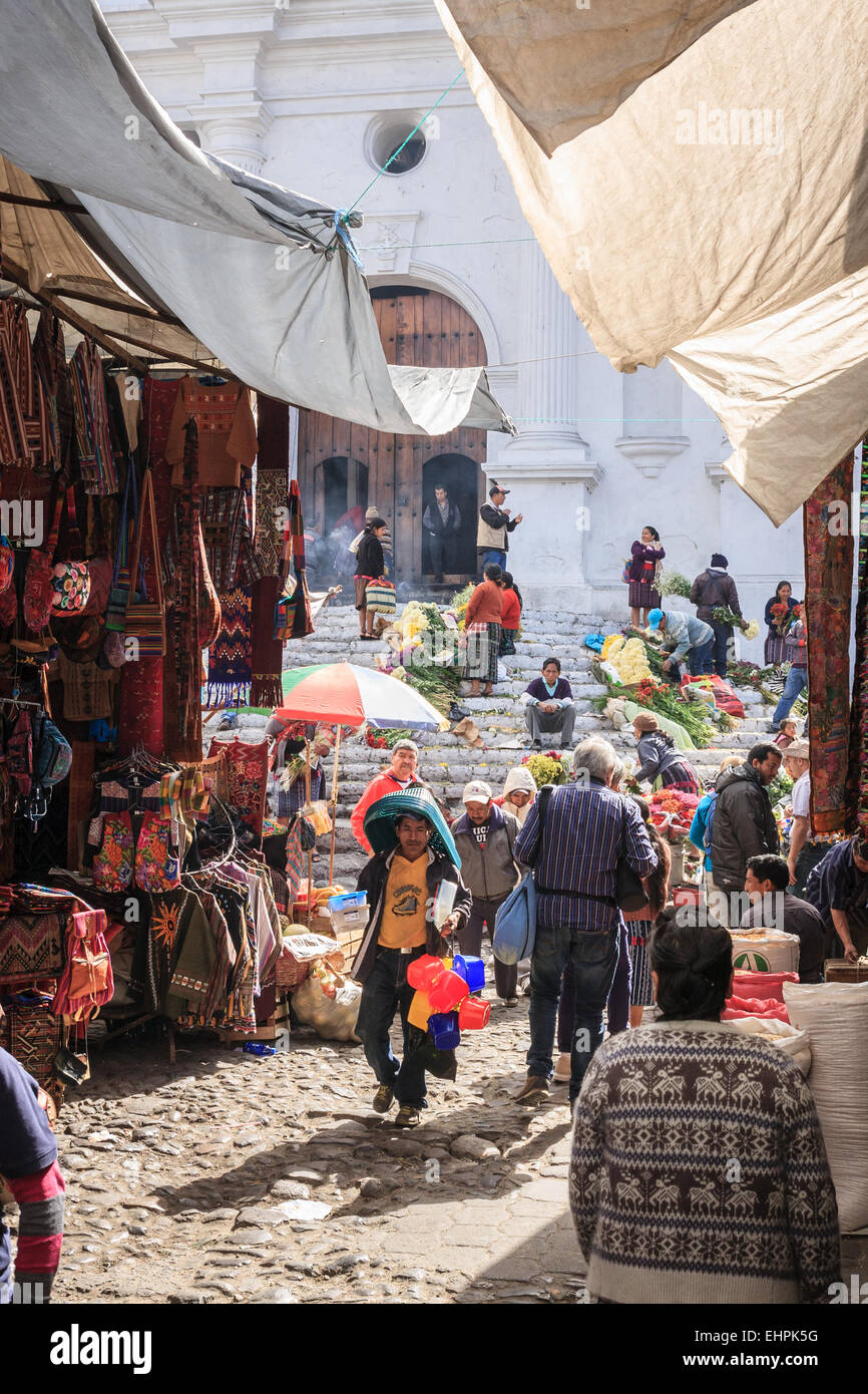 The market of Chichicastenango, Guatemala Stock Photo - Alamy