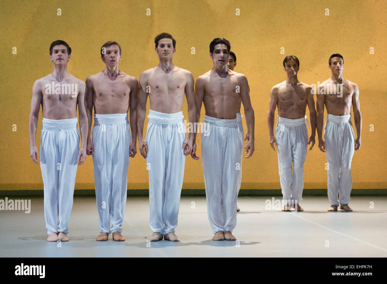 09/03/2015. London, England. Pictured: Spring and Fall, choreography by ...