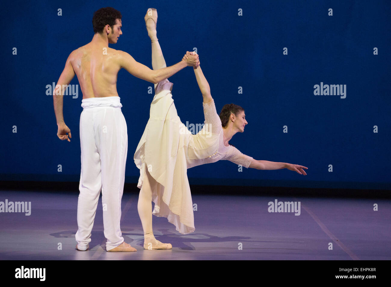 09/03/2015. London, England. Pictured: Alina Cojocaru and Alejandro ...
