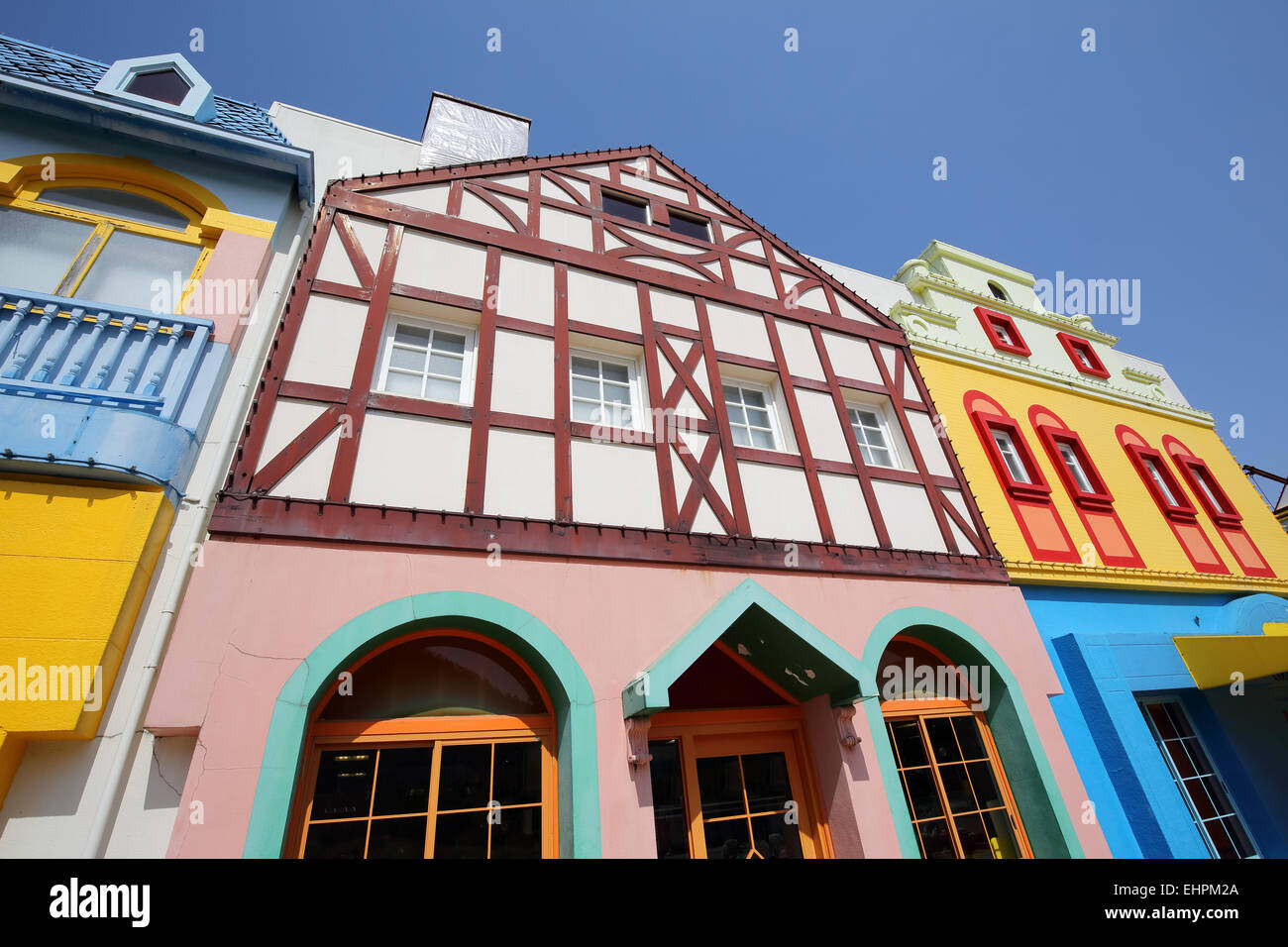 colorful houses architecture a fantasy land Stock Photo - Alamy