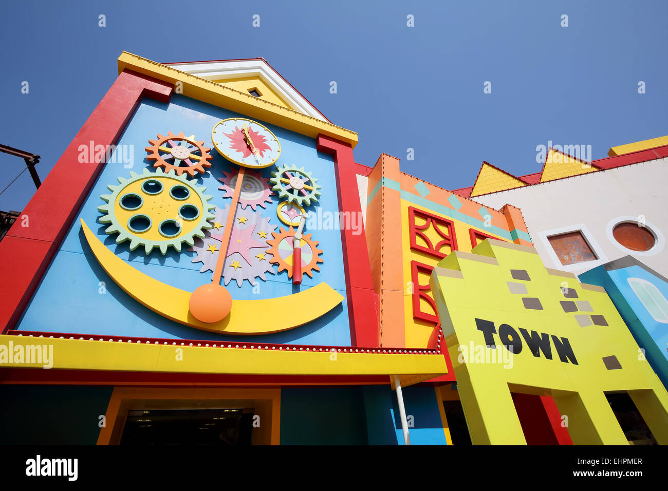 colorful houses architecture a fantasy land Stock Photo - Alamy