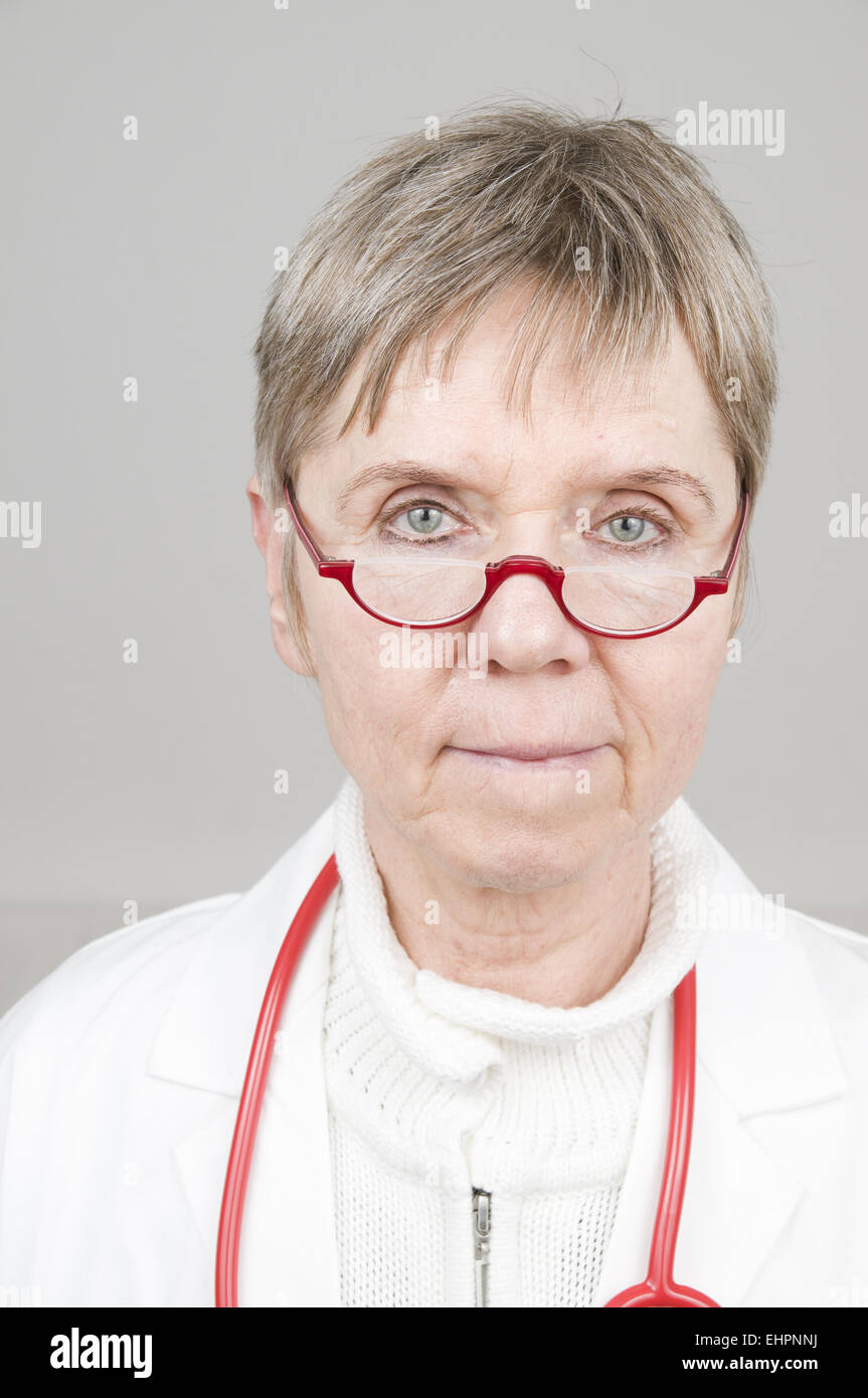 doctor front view Stock Photo - Alamy