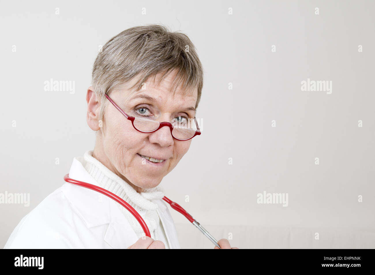 lady doctor horizontal Stock Photo - Alamy