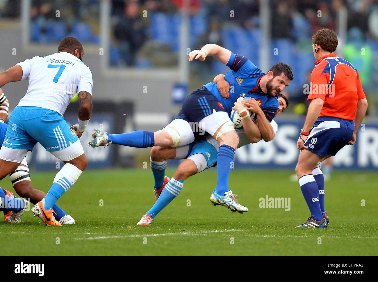 Stadio Olimpico, Rome, Italy. 15th Mar, 2015. 6-Nations International ...