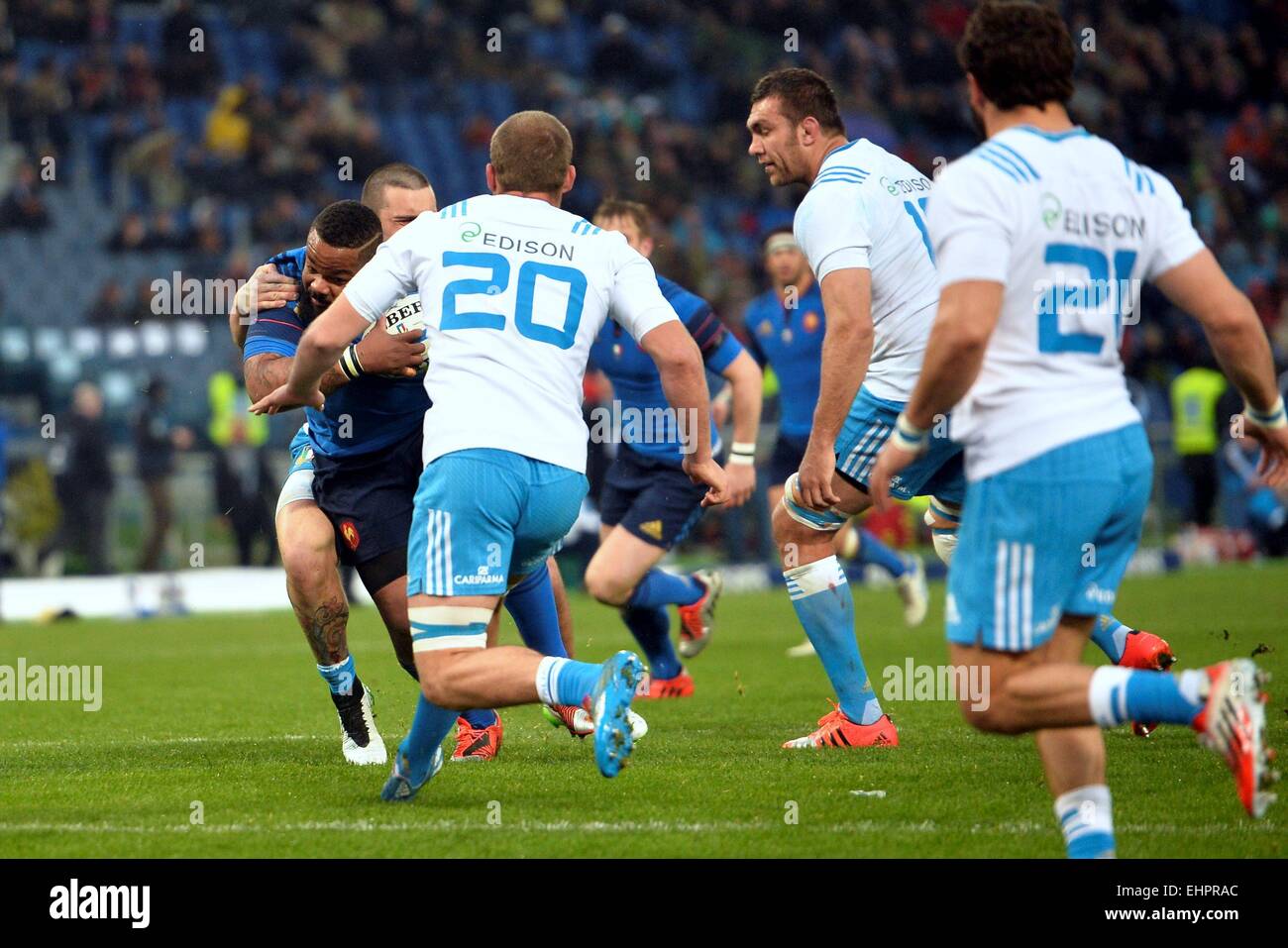 Stadio Olimpico, Rome, Italy. 15th Mar, 2015. 6-Nations International ...