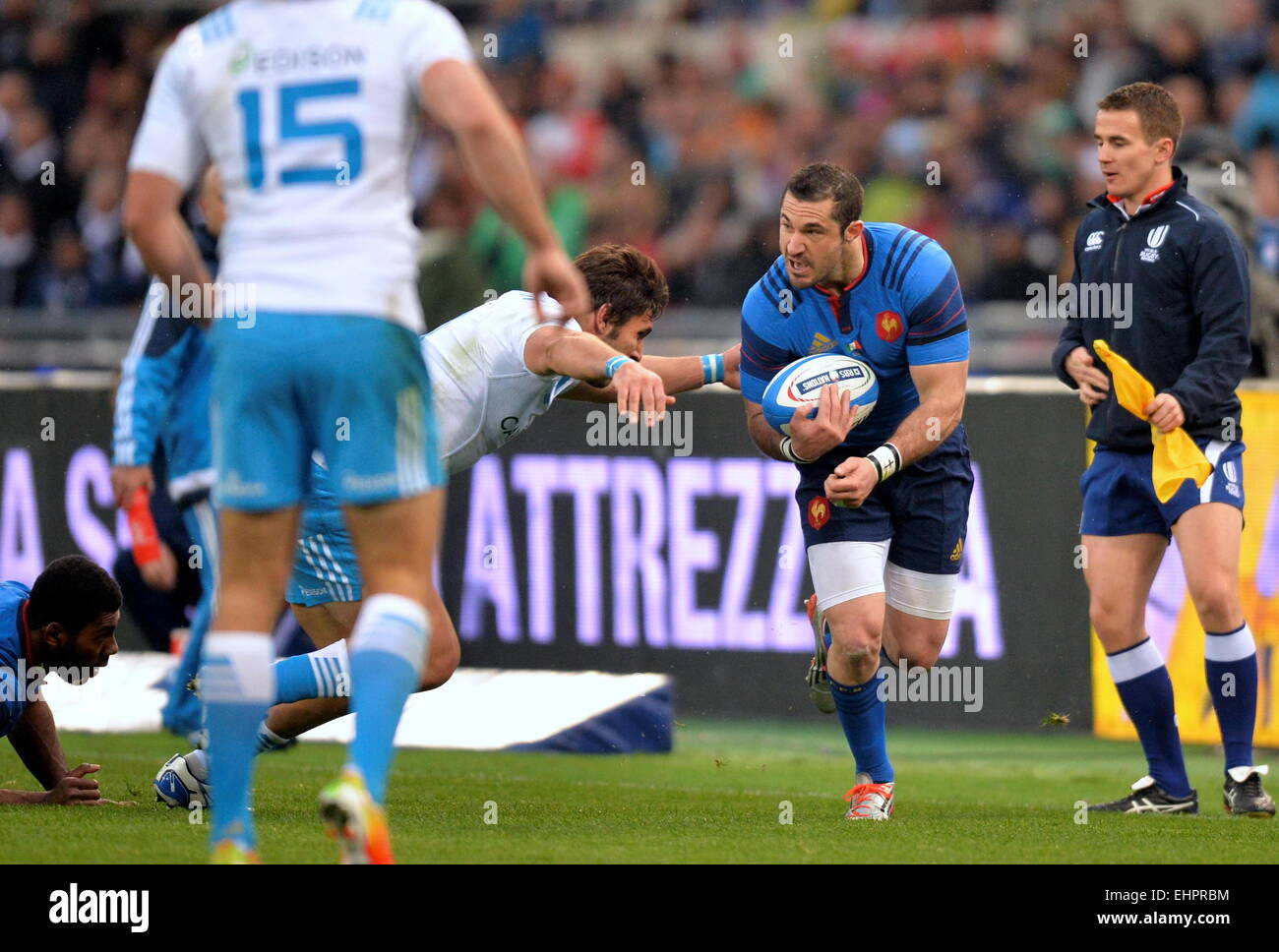 Stadio Olimpico, Rome, Italy. 15th Mar, 2015. 6-Nations International ...