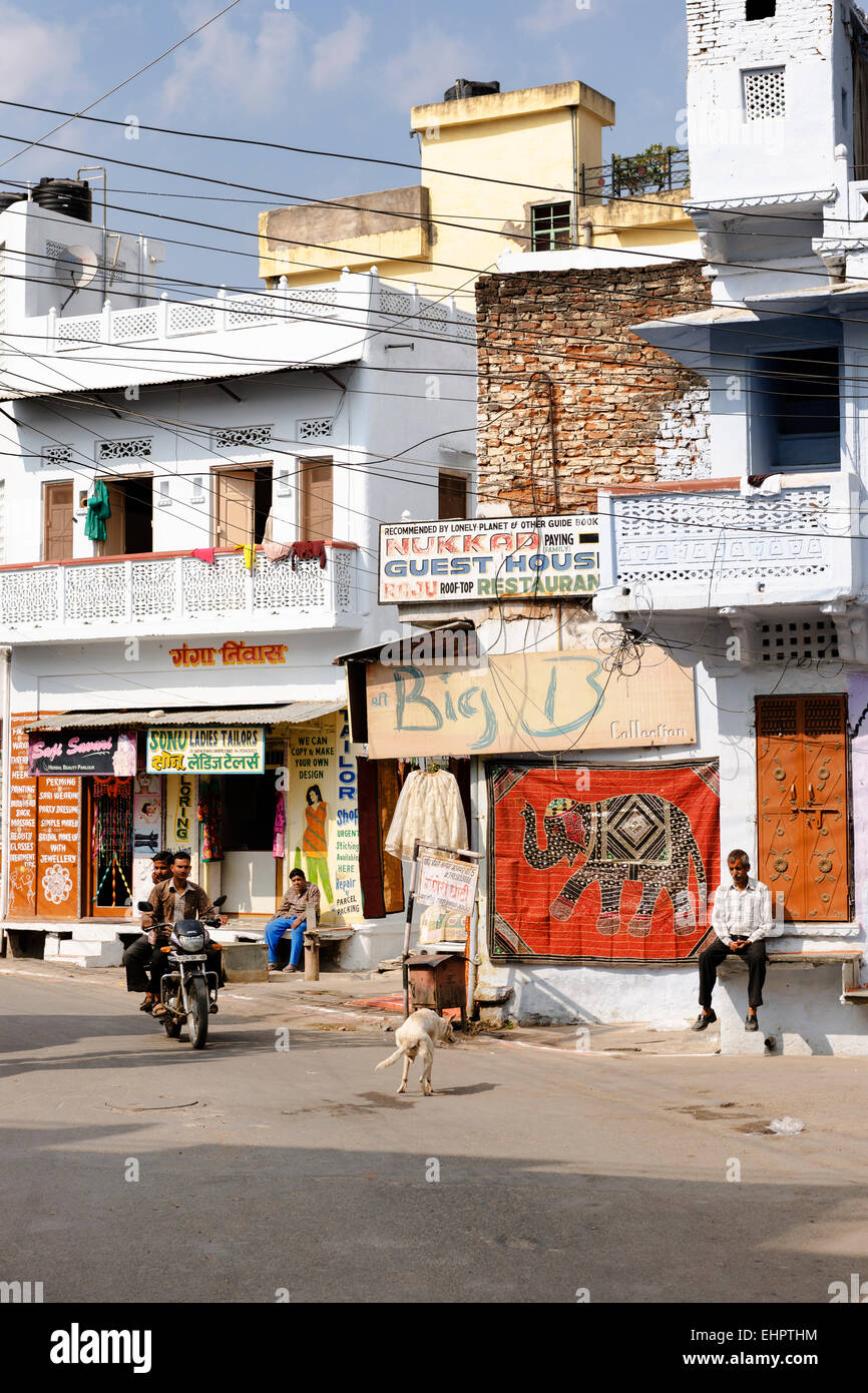 The streets of Udaipur Stock Photo - Alamy