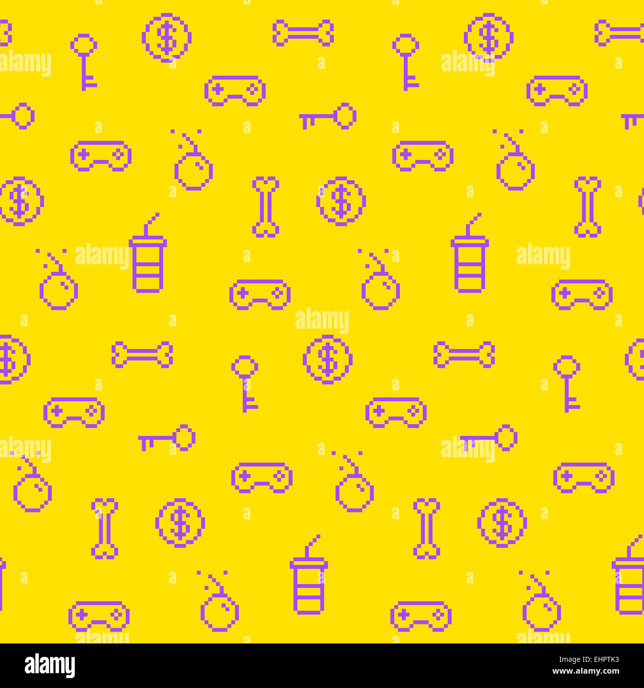 80s retro computer game icons hi-res stock photography and images - Alamy