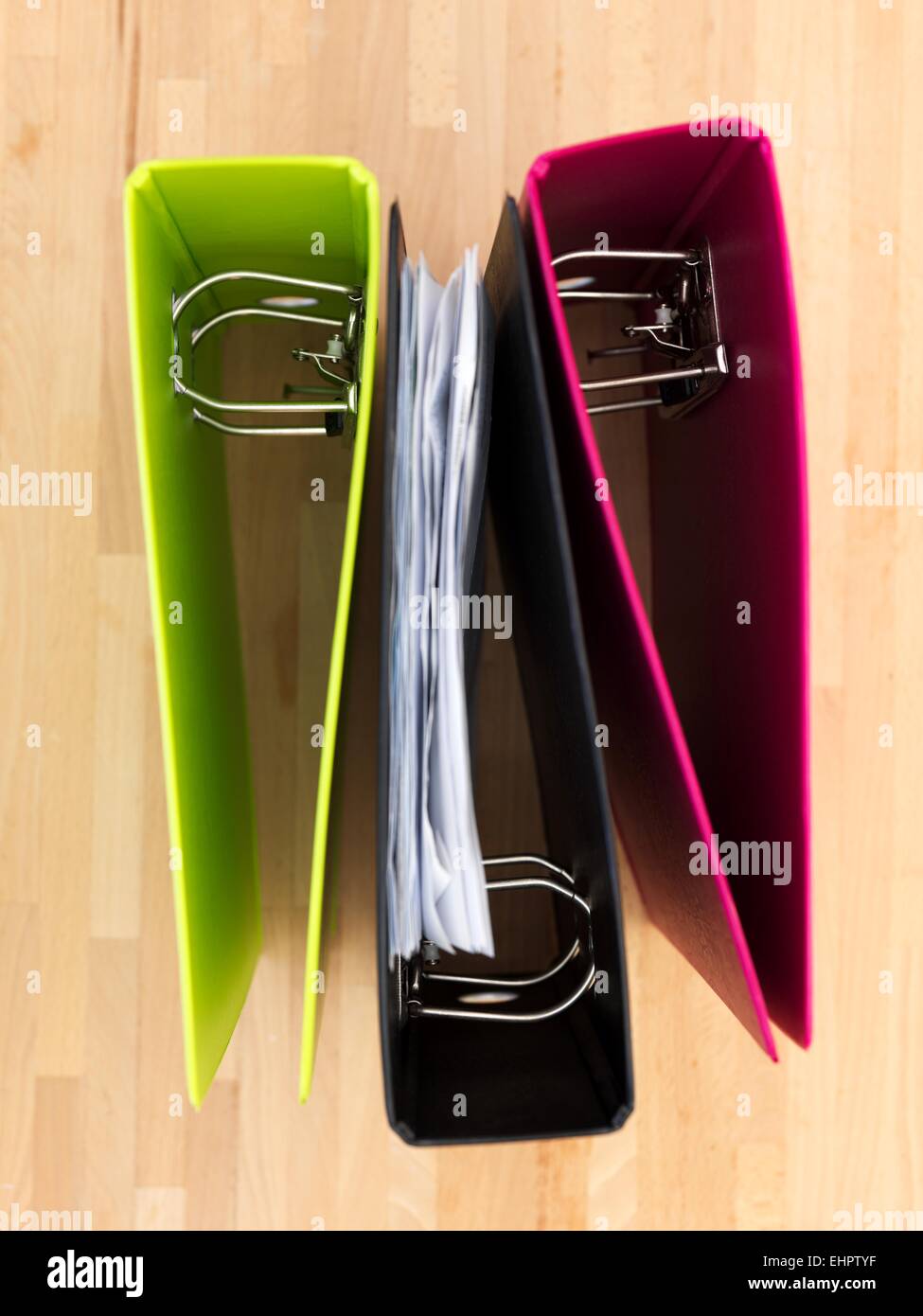 A close up shot of an A4 ring binder Stock Photo - Alamy