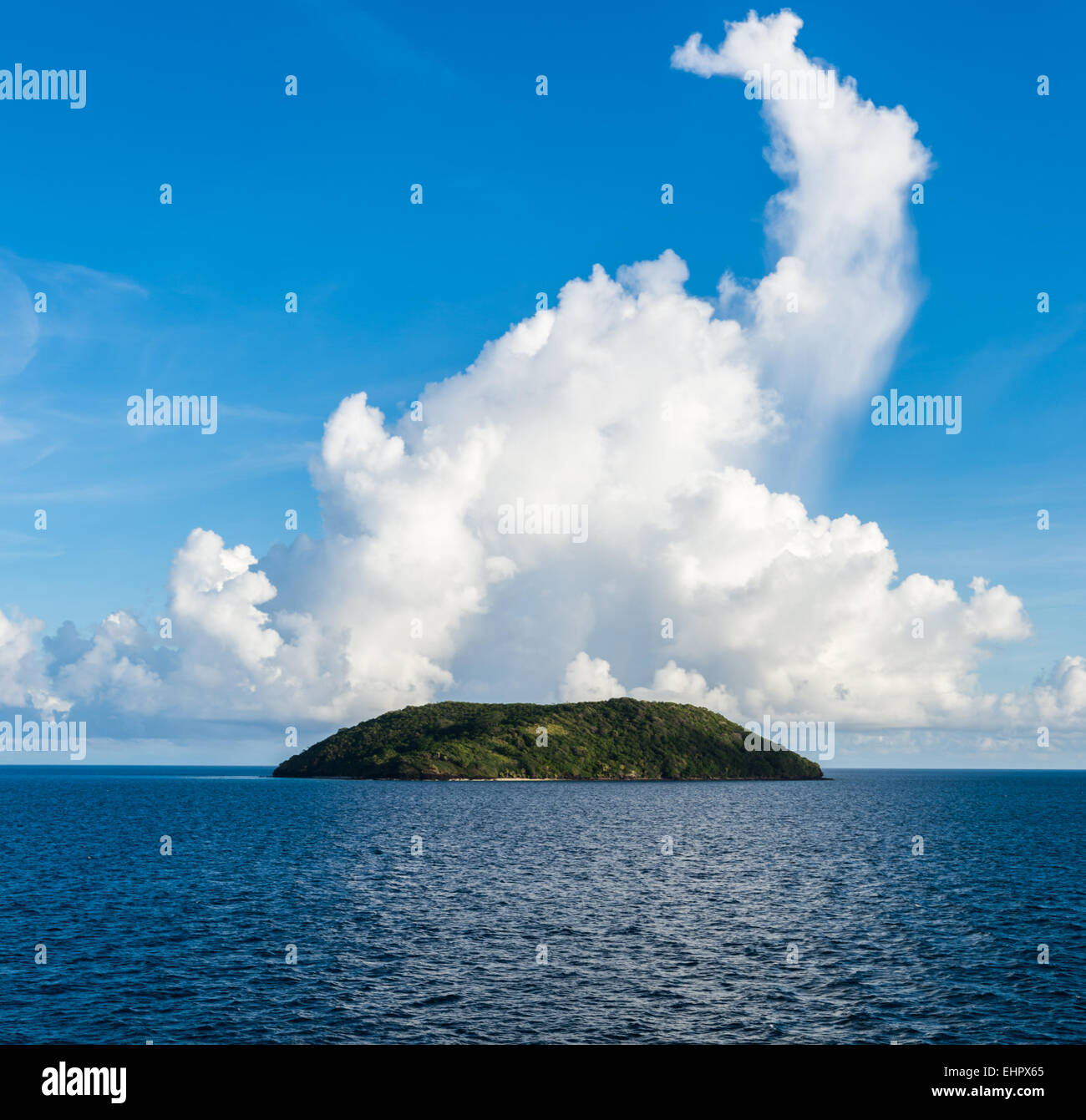A tropical island located in Fiji in the south Pacific Stock Photo - Alamy