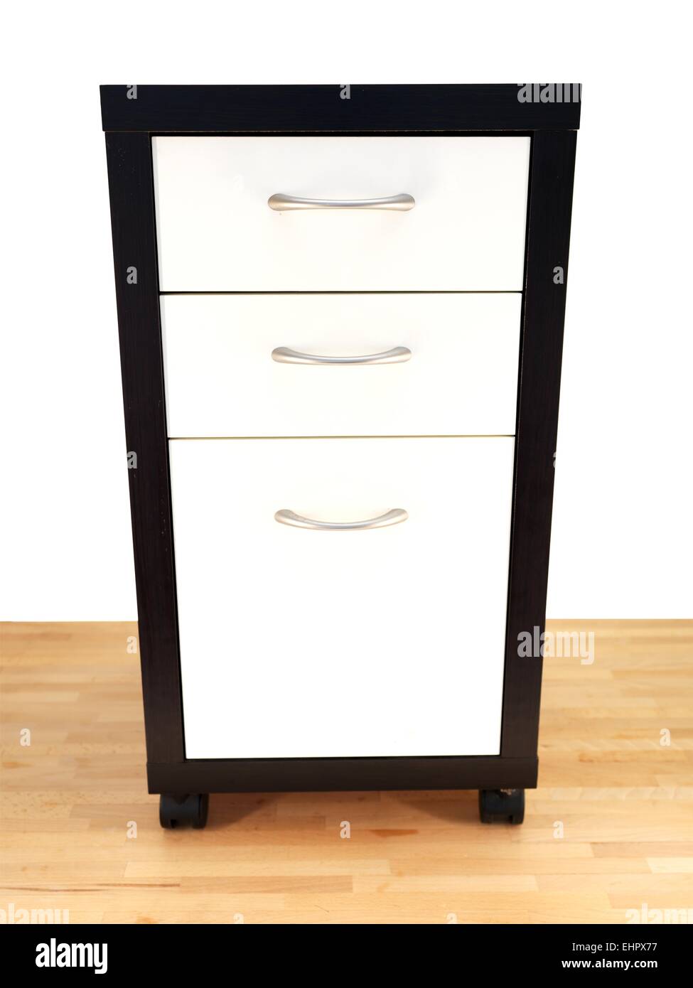 A close up shot of a set of office drawers Stock Photo - Alamy