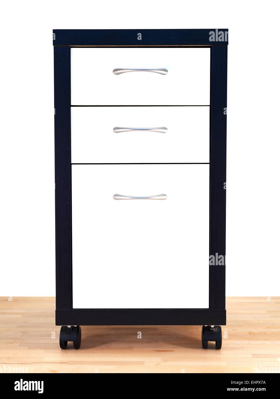 A close up shot of a set of office drawers Stock Photo - Alamy