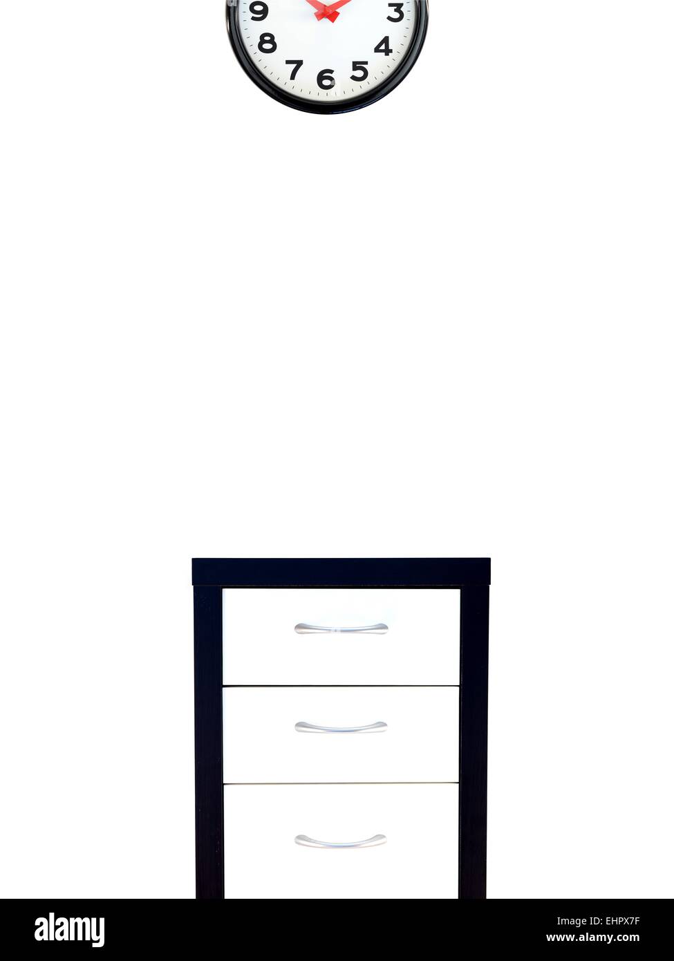 A close up shot of a set of office drawers Stock Photo - Alamy