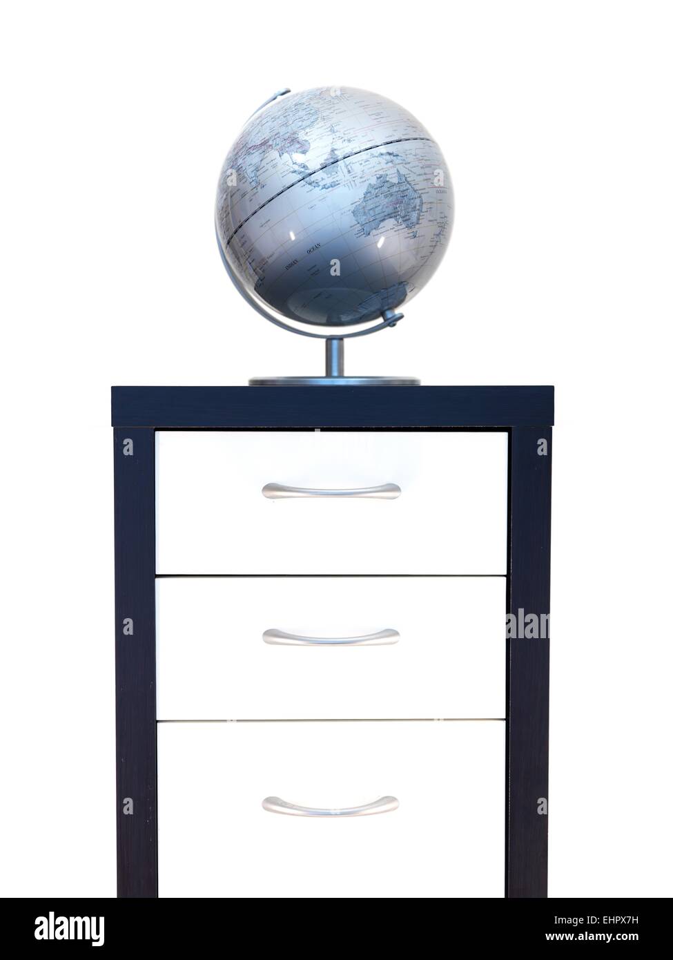 A close up shot of a set of office drawers Stock Photo - Alamy