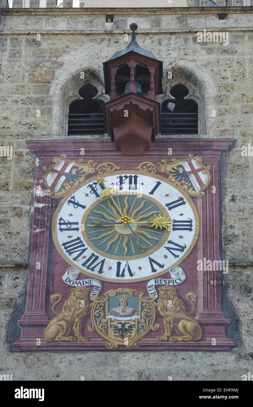clock on tower Stock Photo - Alamy