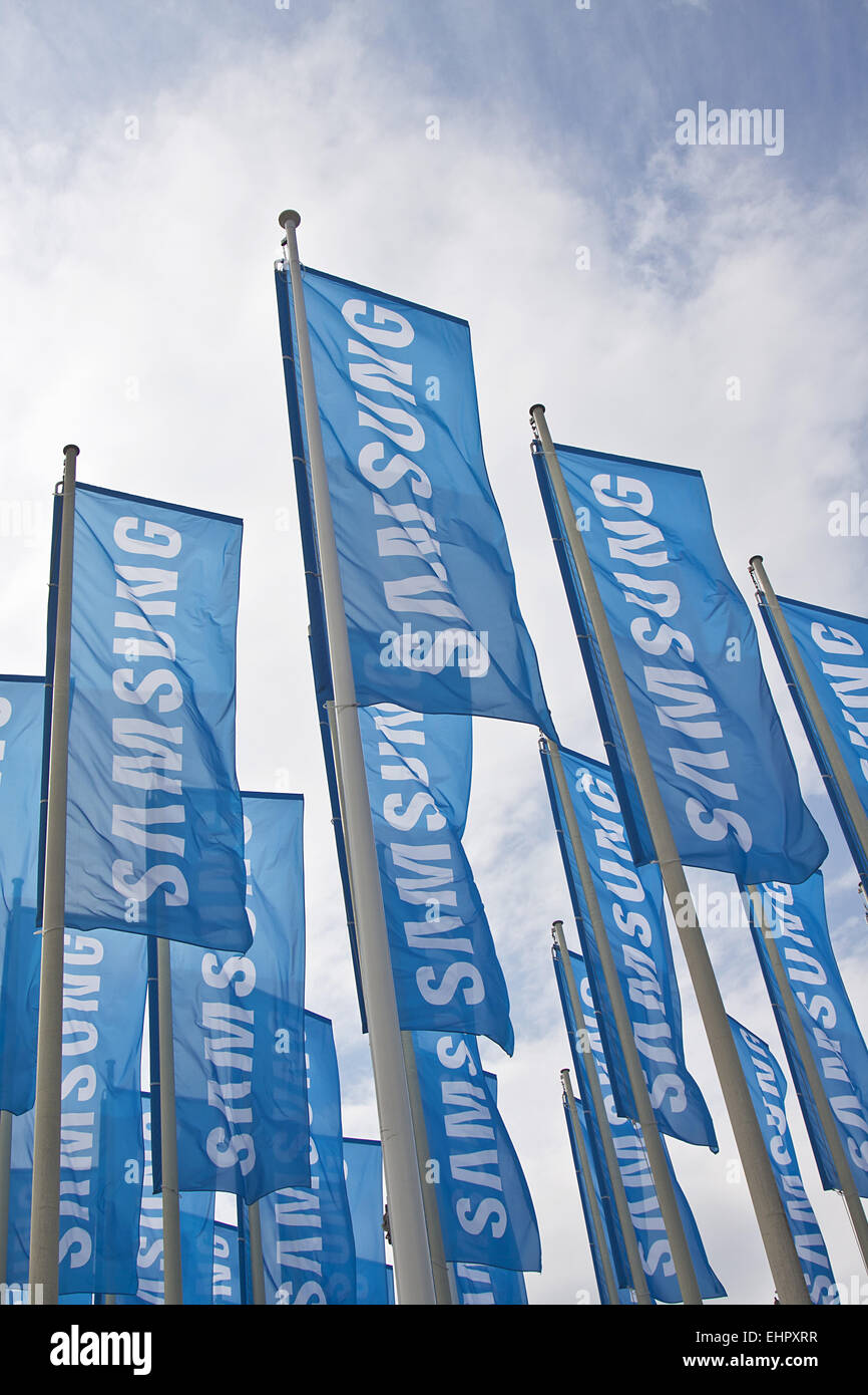Samsung flags hi-res stock photography and images - Alamy