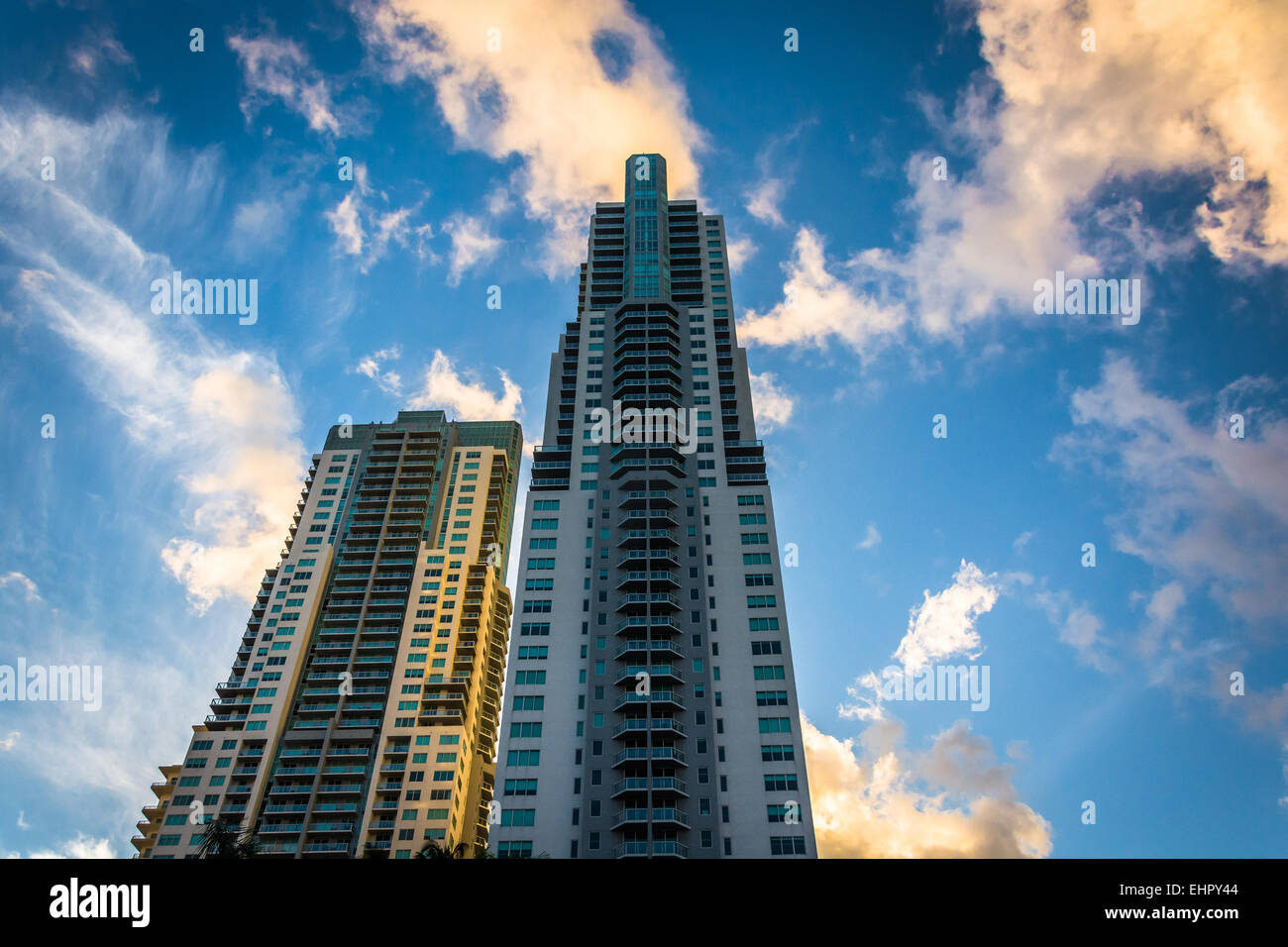 Skyscrapers in Miami, Florida Stock Photo - Alamy