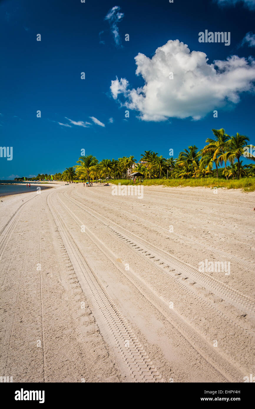 Smathers Beach, in Key West, Florida Stock Photo - Alamy