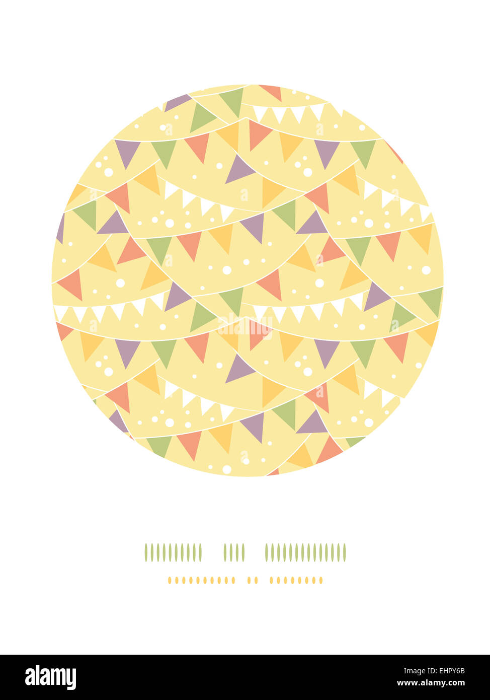 Party Decorations Bunting Circle Decor Pattern Background Stock Photo ...