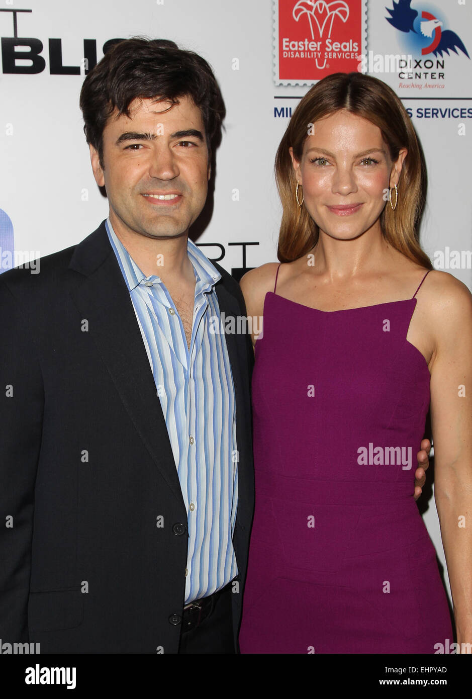 Los Angeles special screening of 'Fort Bliss' - Arrivals Featuring: Ron ...
