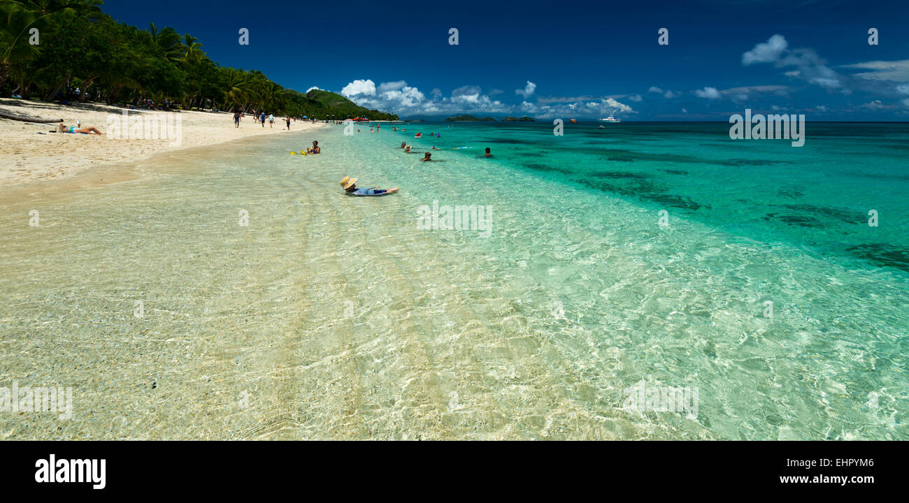 Dravuni island is located in Fiji and is a post card perfect tropical ...