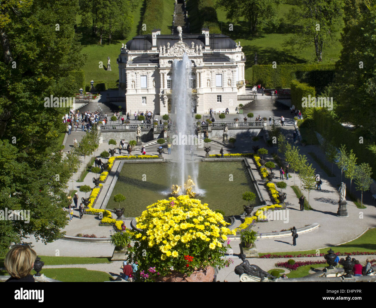 Linderhof castle palace schloss hi-res stock photography and images - Alamy