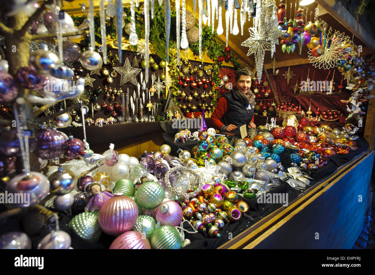 christmas market in Bavaria Stock Photo - Alamy